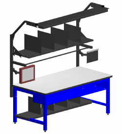Custom-Built Workstations---Custom Packing & Distribution Workstation